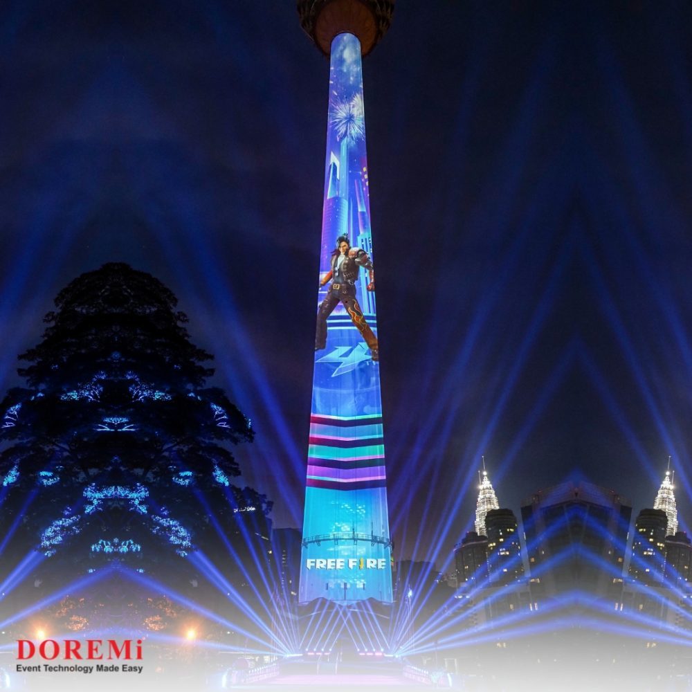 Projection Mapping Free Fire 2021 | DOREMi