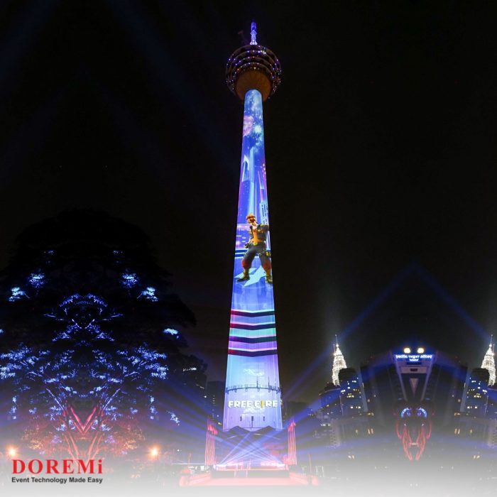 Projection Mapping Free Fire 2021 | DOREMi