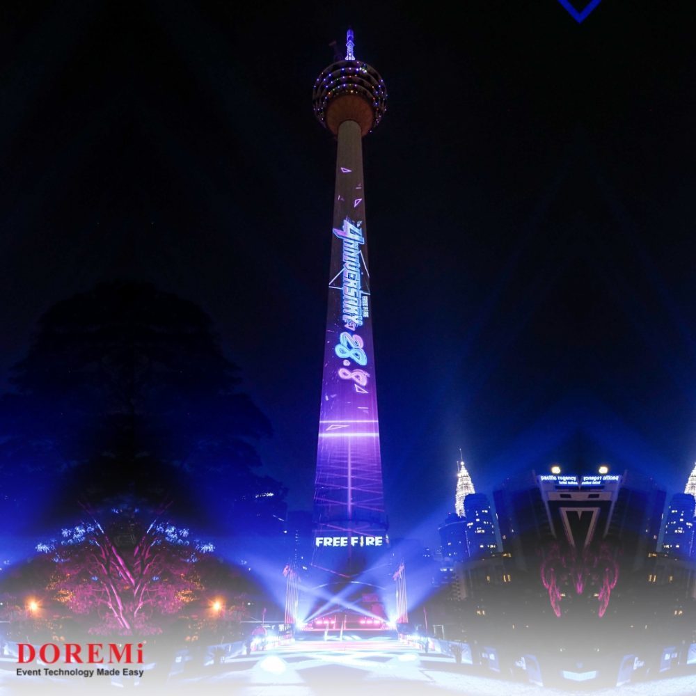 Projection Mapping Free Fire 2021 | DOREMi