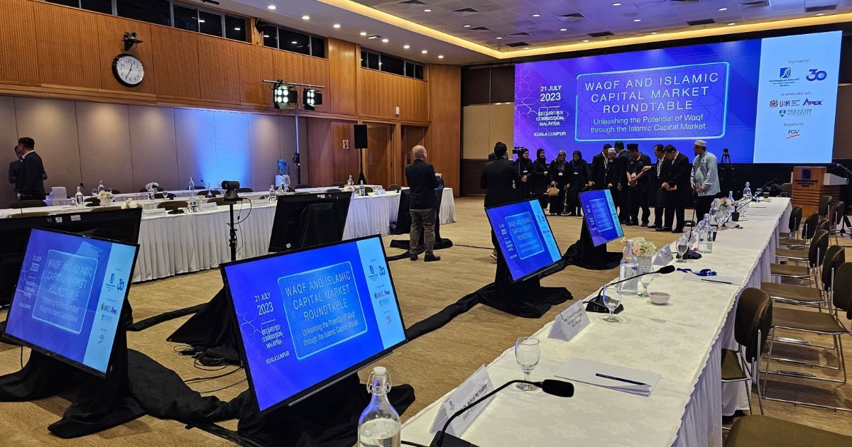 Configuração da conferência: espie por trás da cortina de uma ...