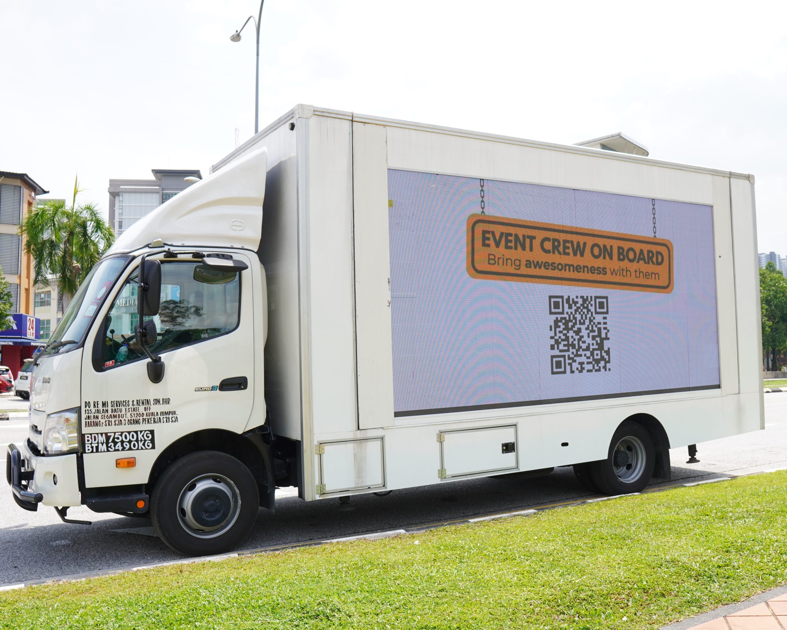 Mobile LED Truck Rental Services Malaysia | DOREMi